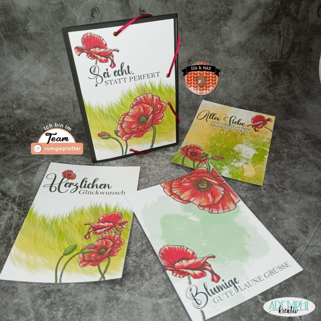 Mohnblumen-Set - Rumgeplotter